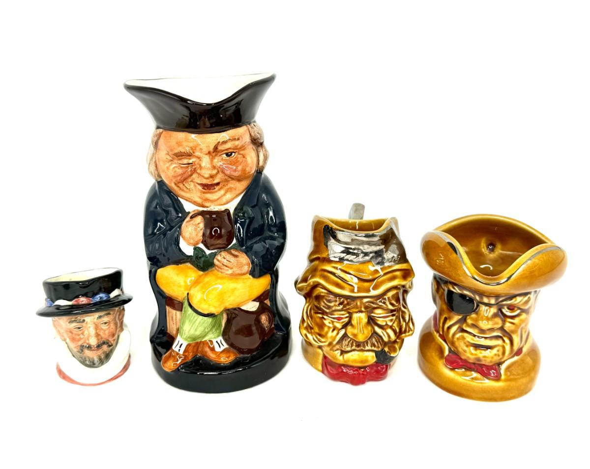4 Vintage Toby Face Mugs | EstateSales.org