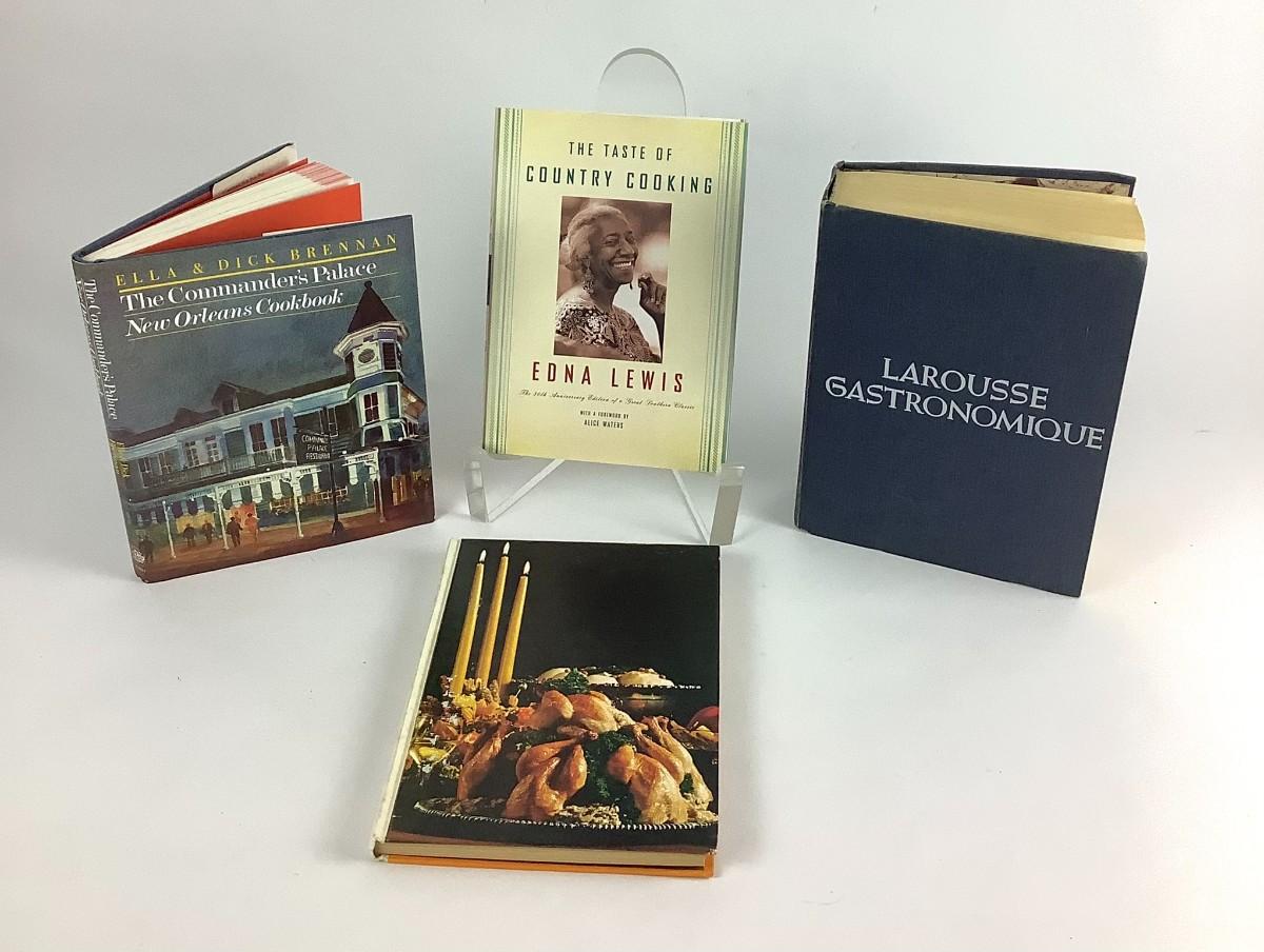 203. Vintage Cookbook Collection - Larousse Gastronomique, Commander’s ...