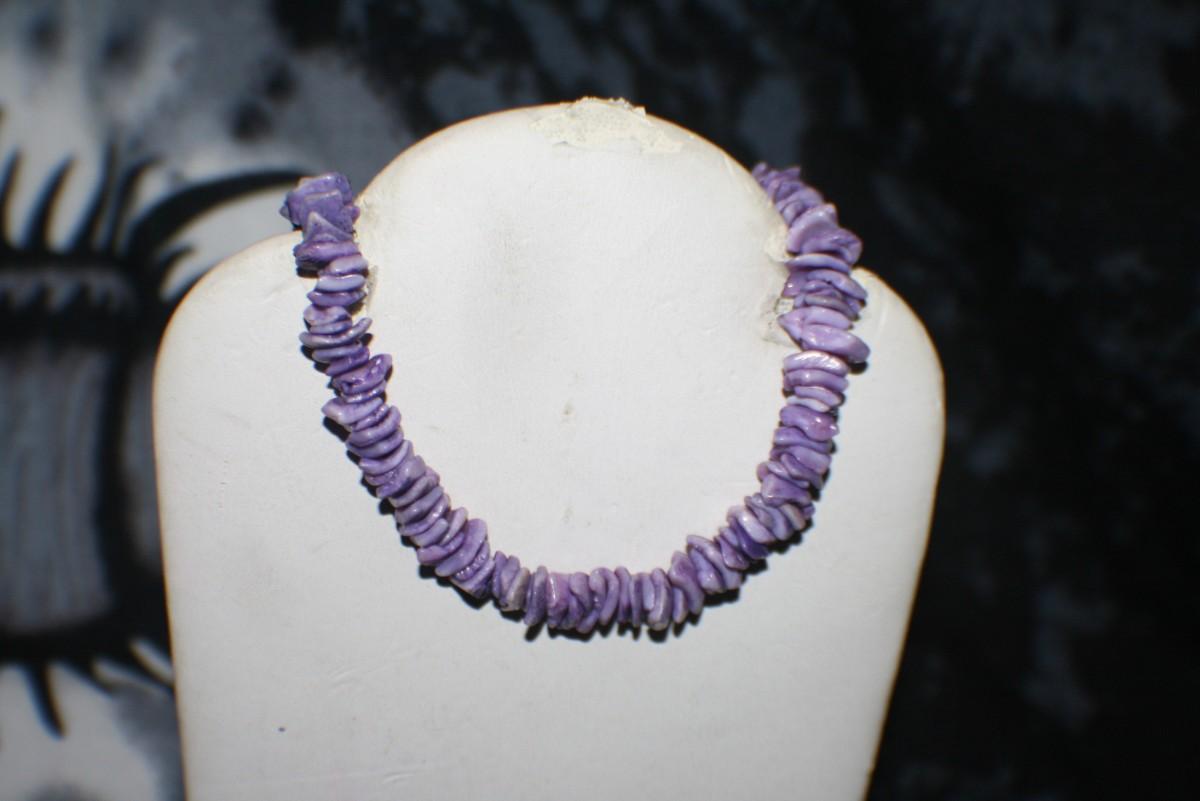 Purple Shell Bracelet | EstateSales.org