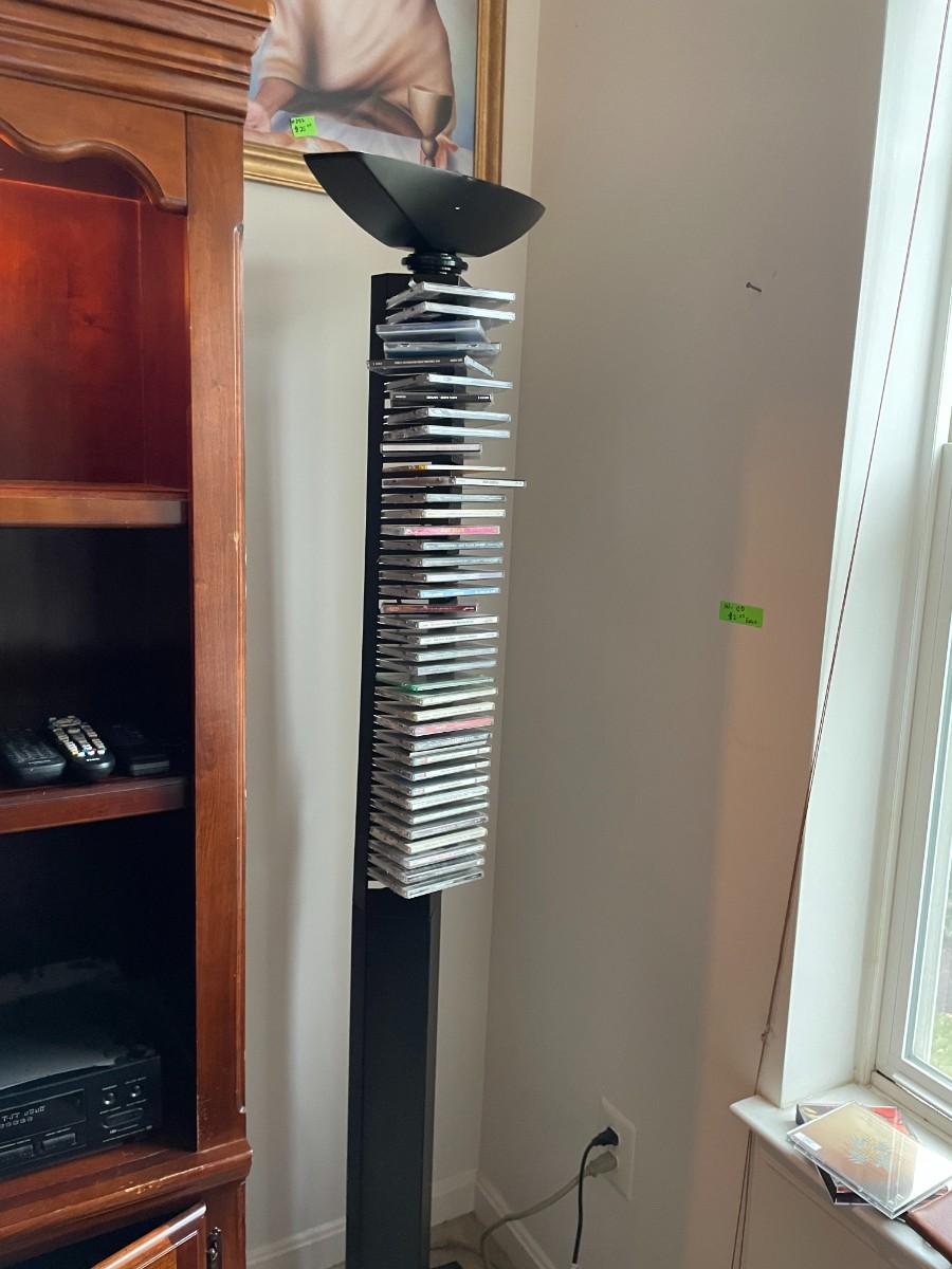 CD Rack / Lamp | EstateSales.org