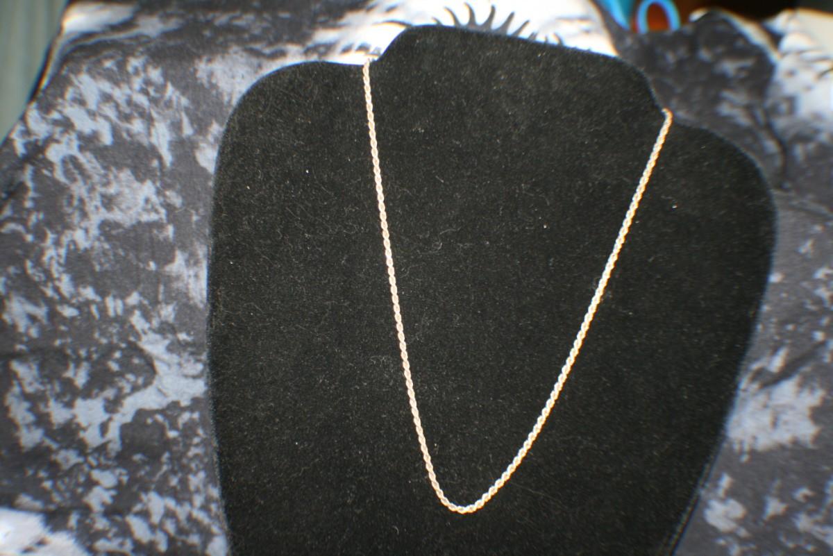 Sterling Silver Rope Chain | EstateSales.org