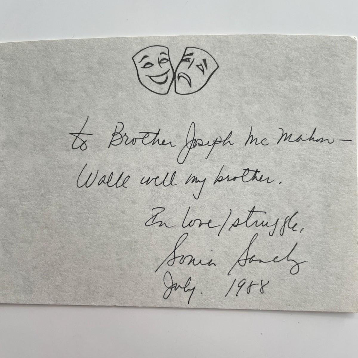 signed note | EstateSales.org