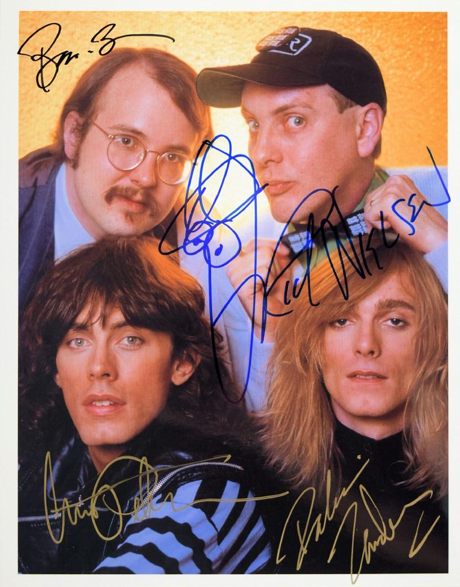 Cheap Trick signed promo photo | EstateSales.org