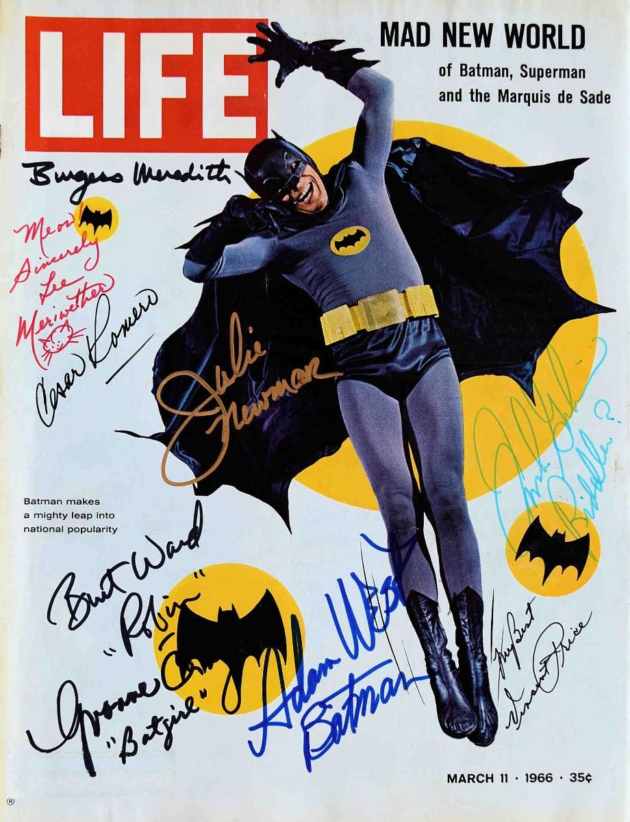 Batman TV Series signed Life Magazine. | EstateSales.org