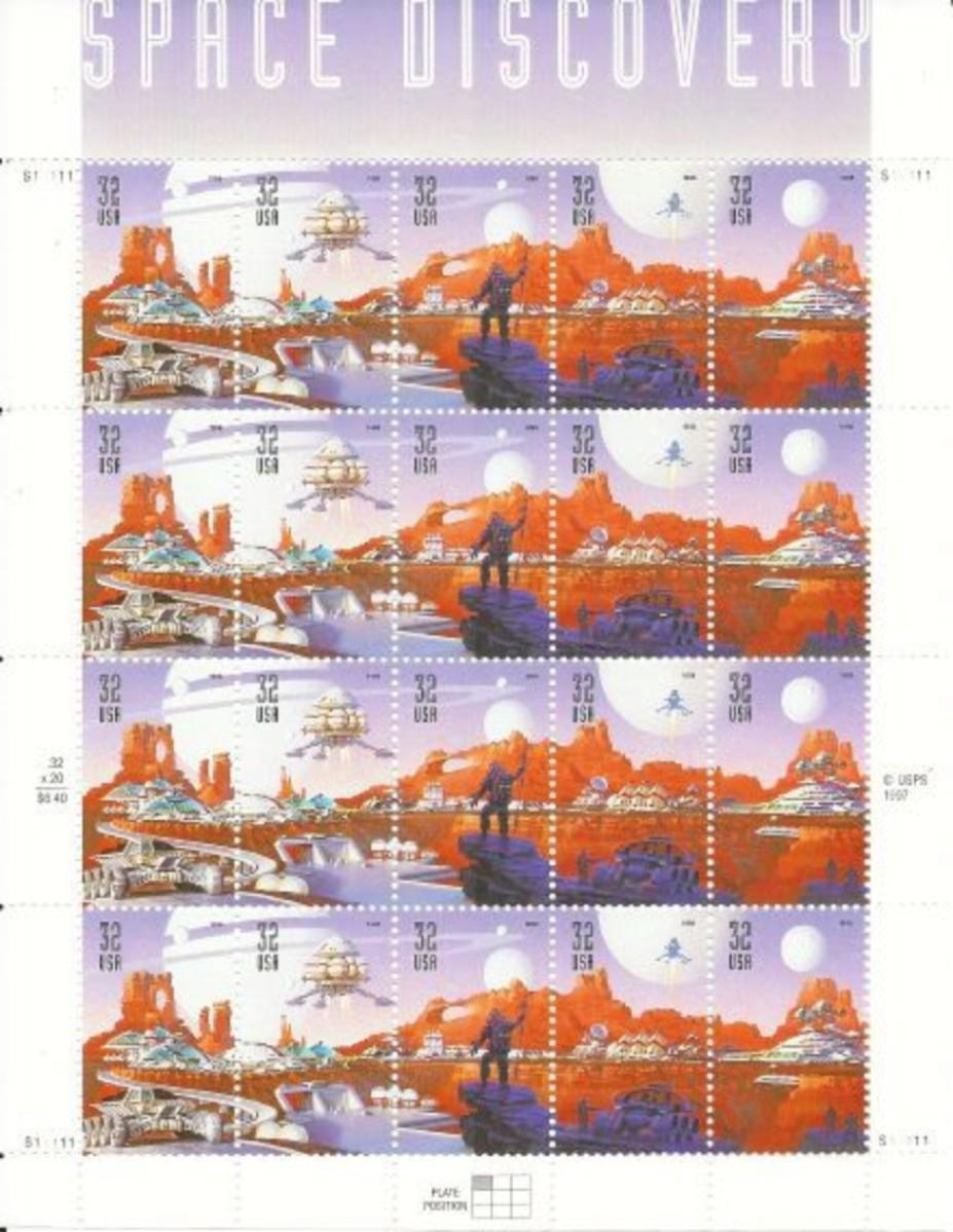 Space Discovery Stamps | EstateSales.org