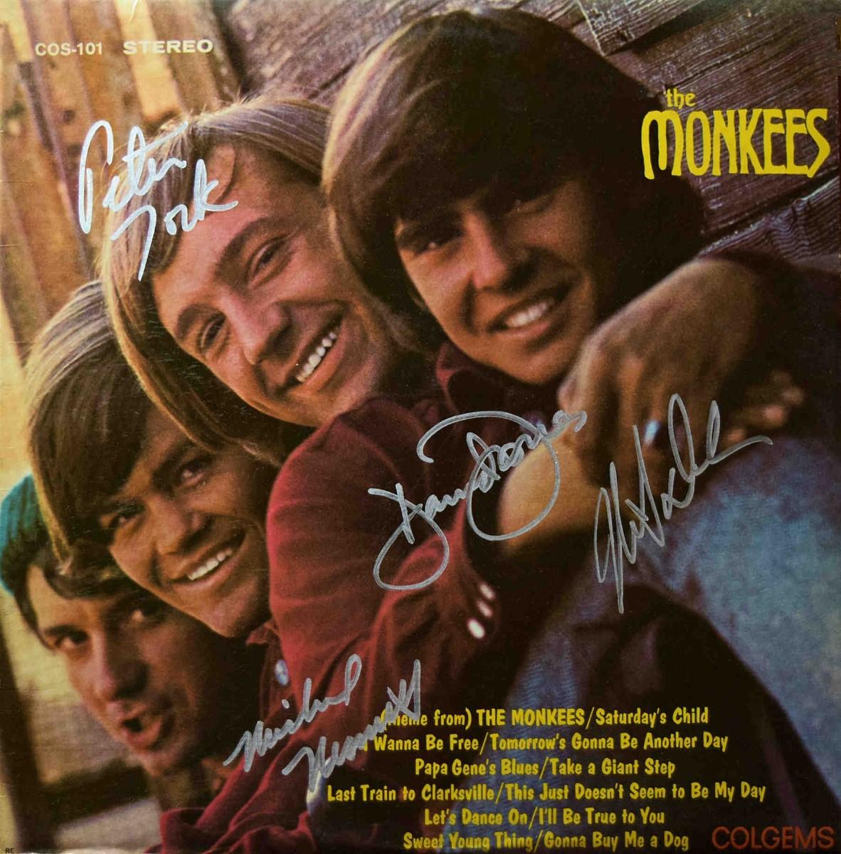The Monkees signed debut album The Monkees. | EstateSales.org