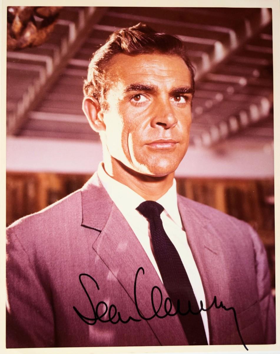 James Bond Sean Connery signed portrait photo | EstateSales.org