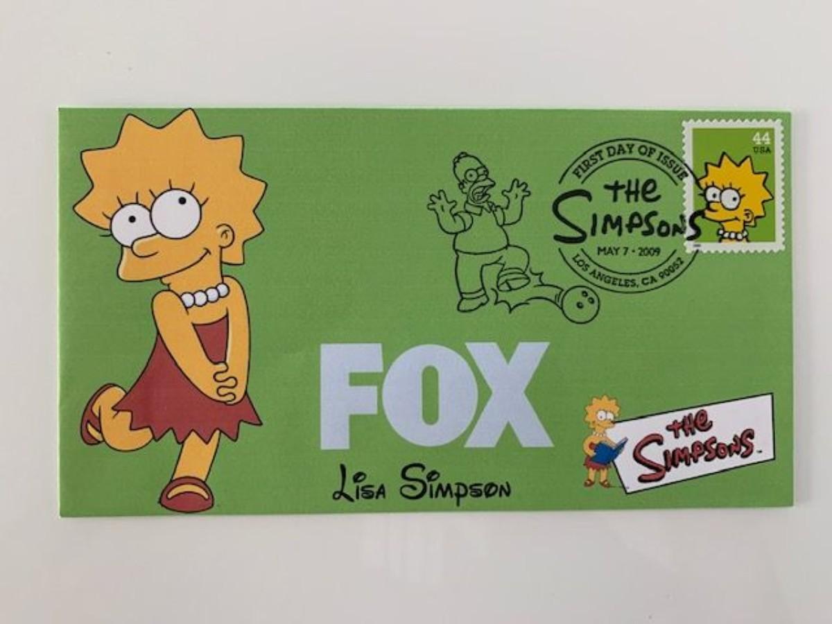 The Simpsons First Day Cover | EstateSales.org