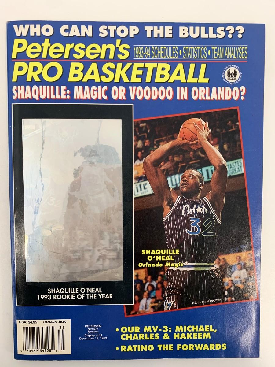 1993 Petersen's Pro Basketball Magazine - Shaquille O'Neal Cover ...