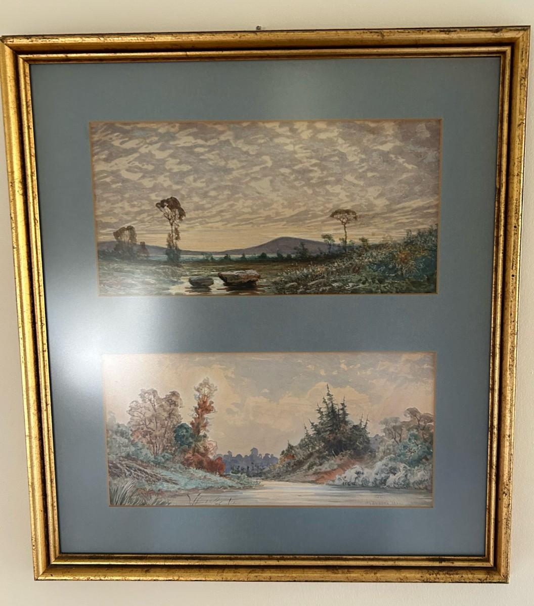Double Landscape Painting | EstateSales.org