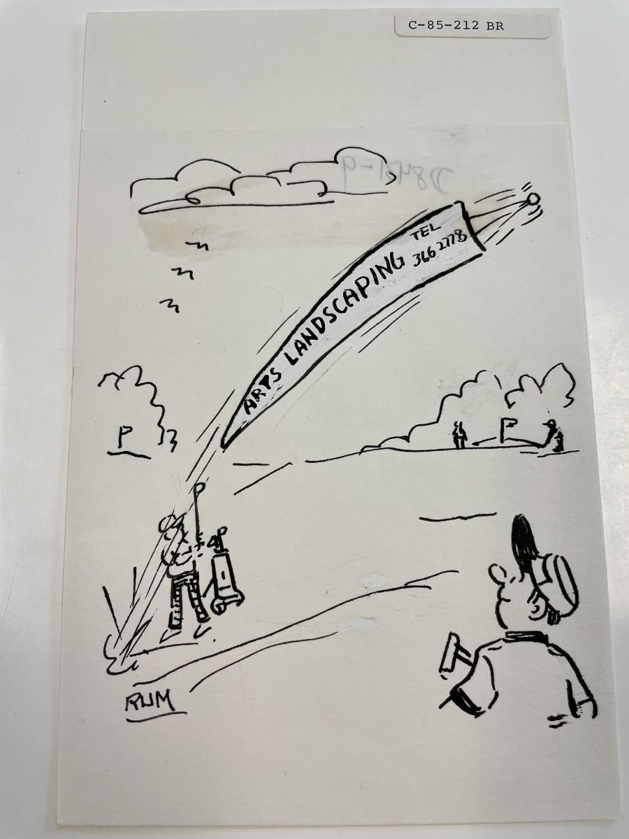 Frank Brummer Original Cartoon | EstateSales.org