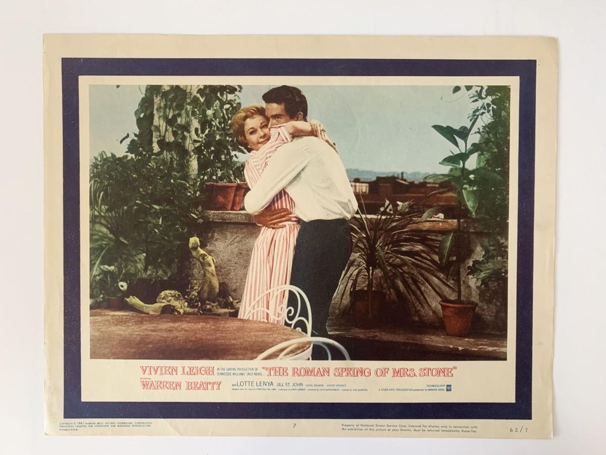 The Roman Spring of Mrs. Stone original 1962 vintage lobby card ...