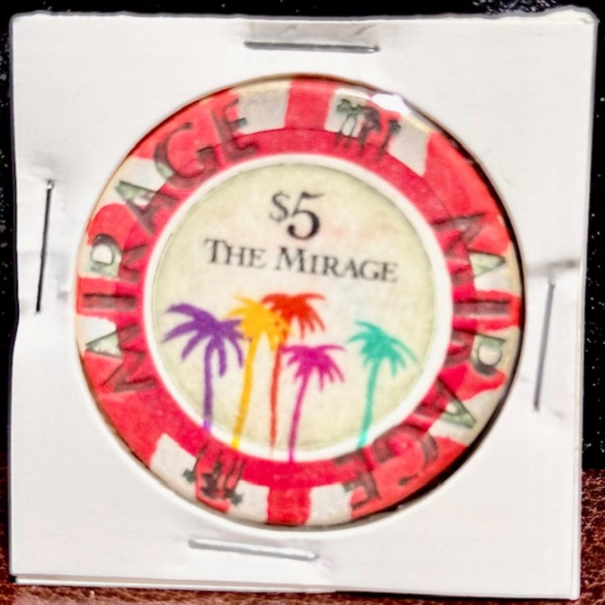 5 Dollar The Mirage Casino Chip | EstateSales.org