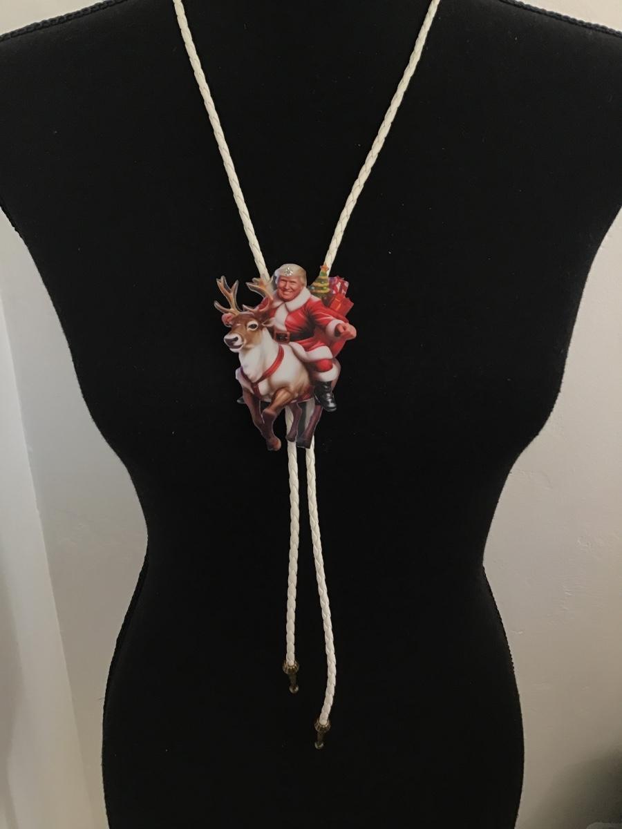 Trump Leather Bolo Tie | EstateSales.org