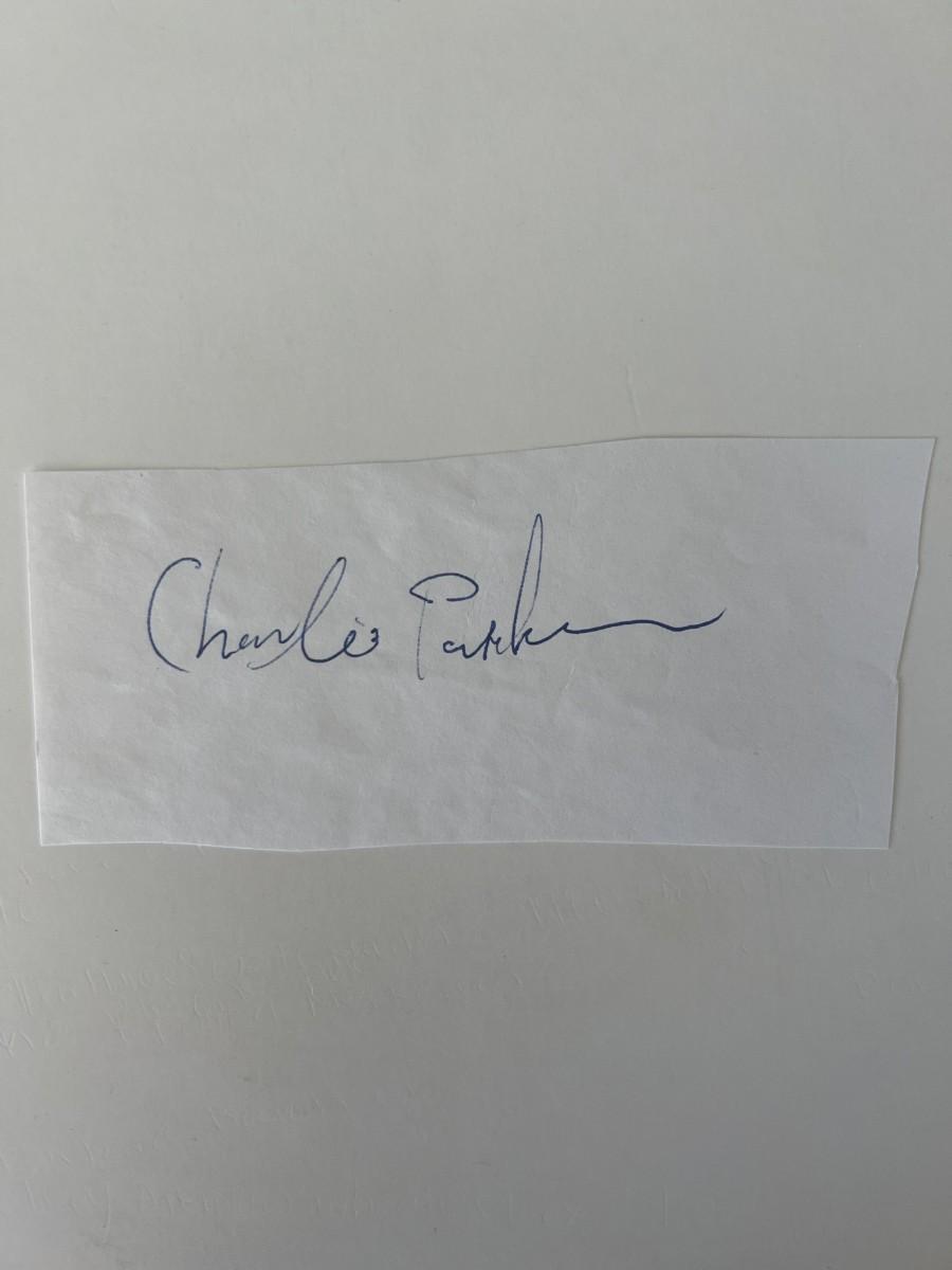 Charlie Parker original signature | EstateSales.org
