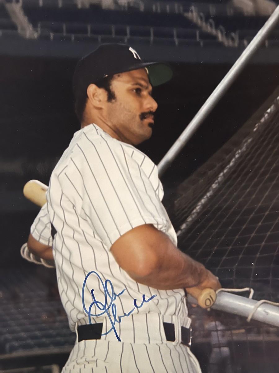 Chris Chambliss signed photo | EstateSales.org
