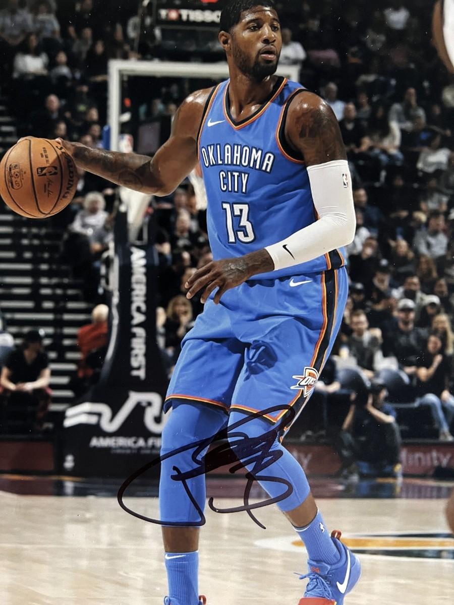 Paul George signed photo | EstateSales.org