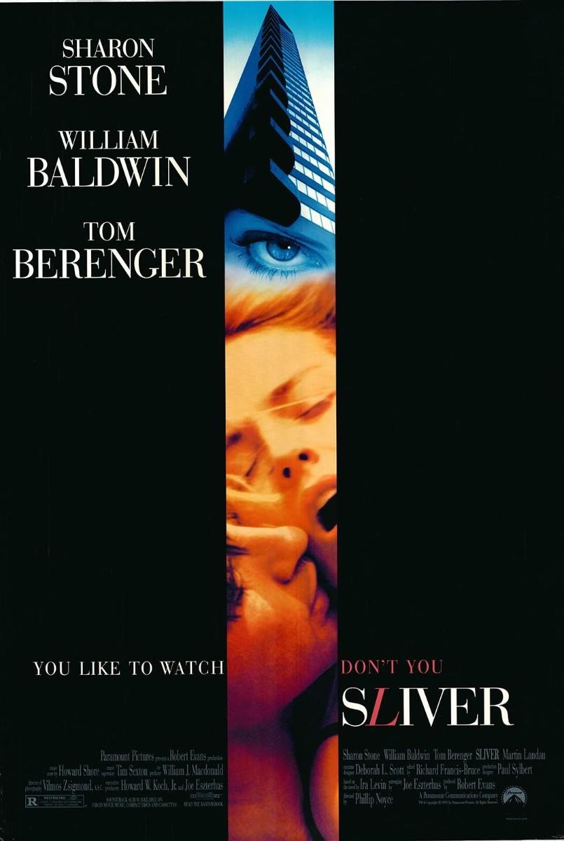 Sliver 1993 original one sheet movie poster | EstateSales.org