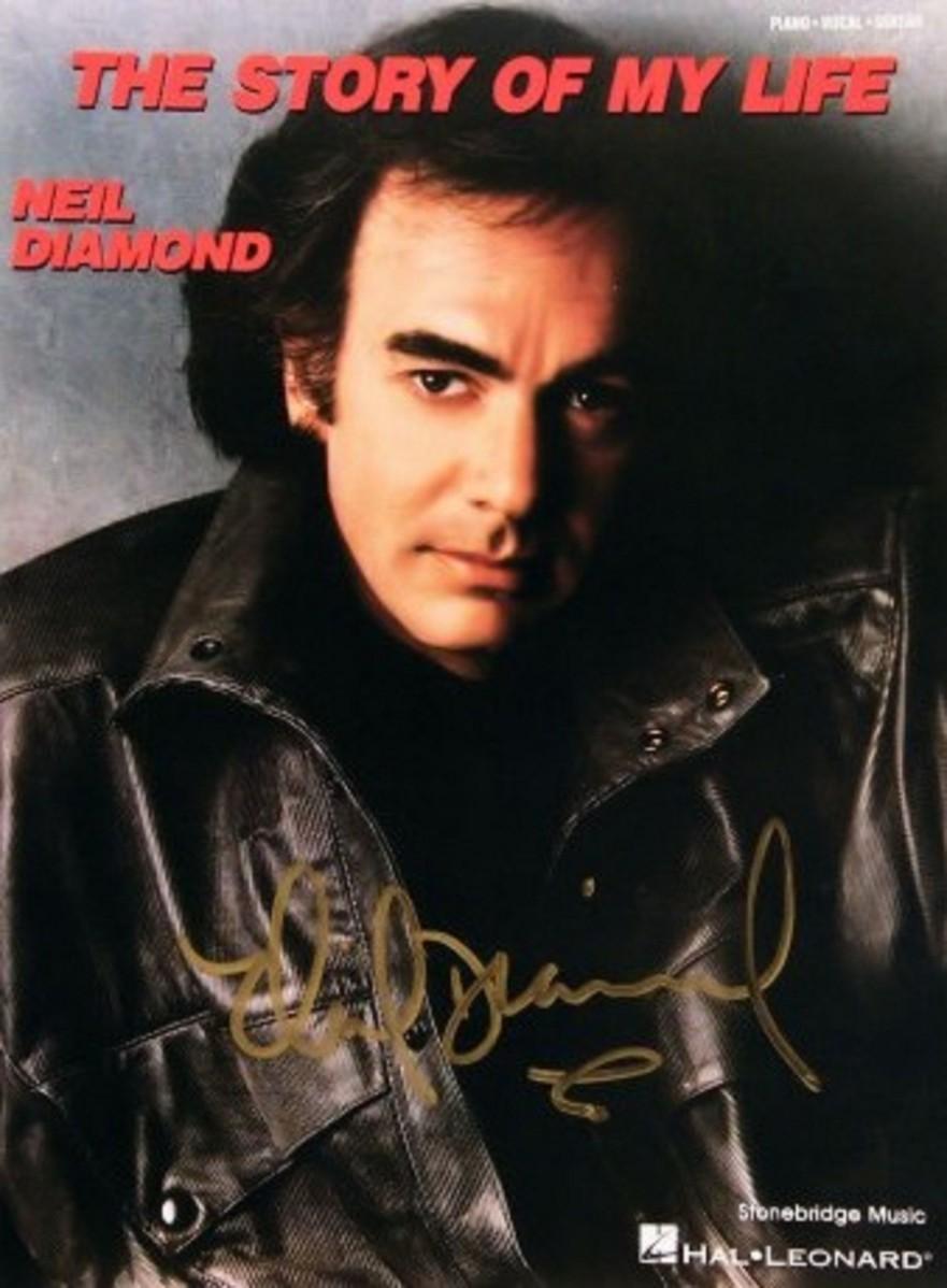 Neil Diamond signed sheet music | EstateSales.org