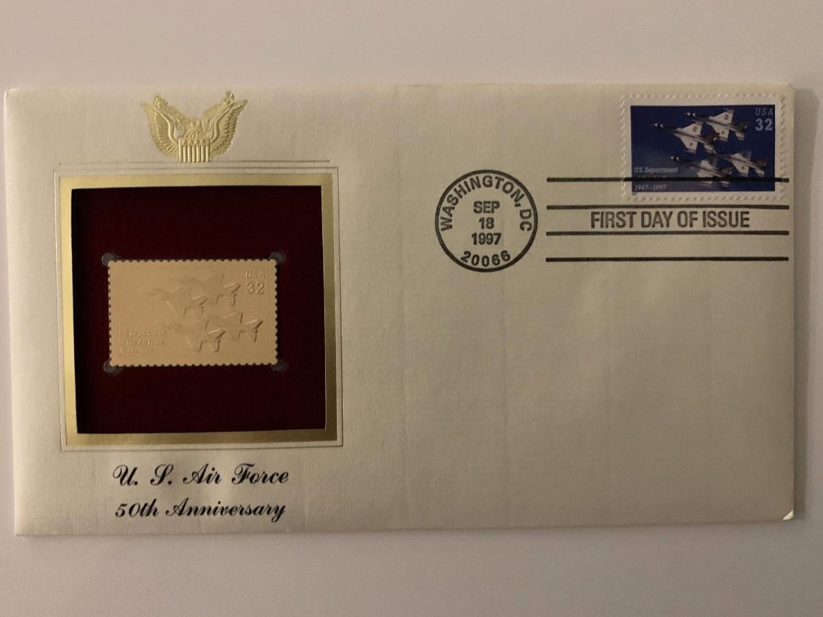 U.S. Air Force 50th Anniversary - First Day Cover - Washington D.C ...