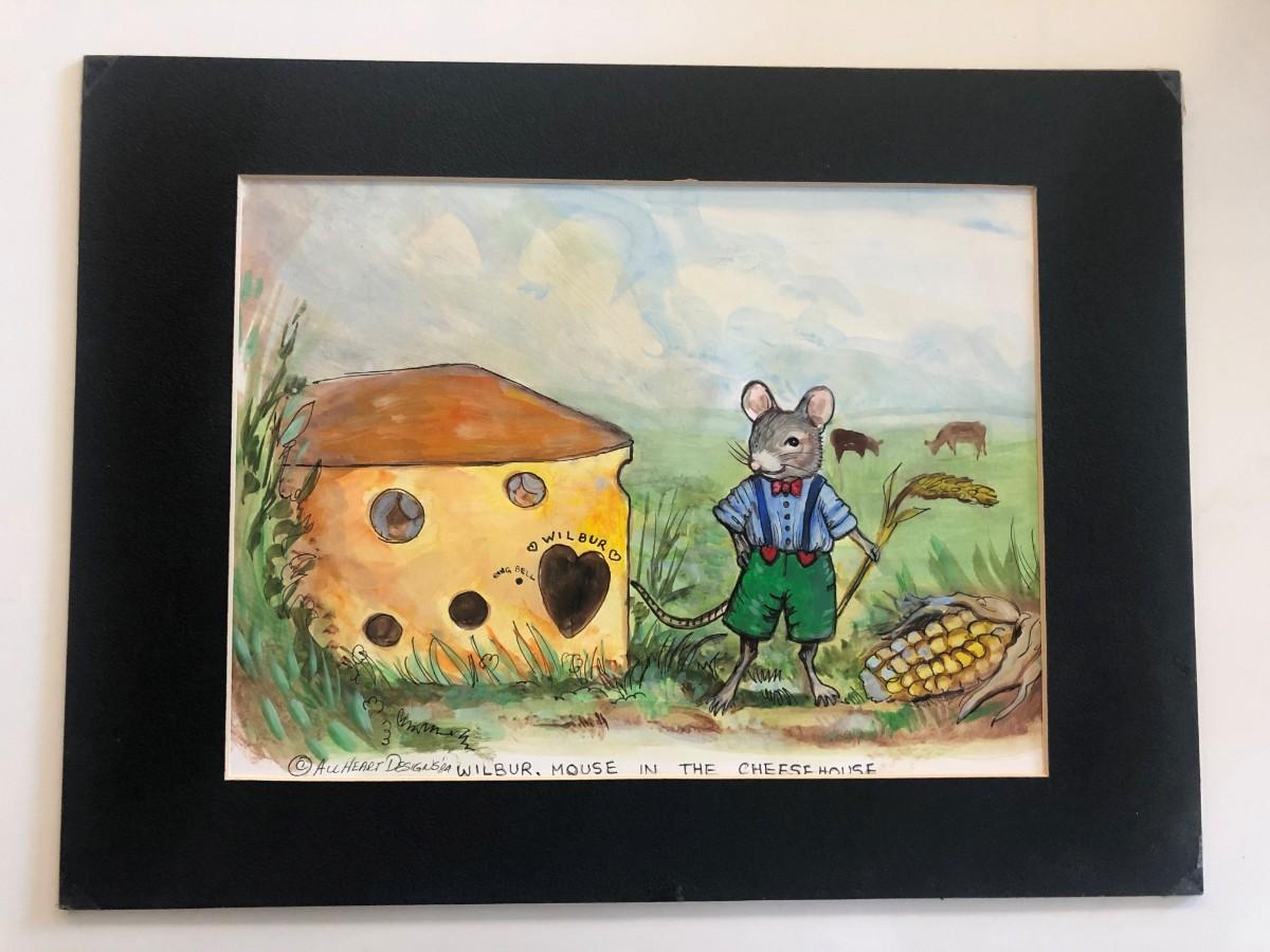 Wilbur - Mouse in the Cheeshouse - All Heart Designs Original Art ...