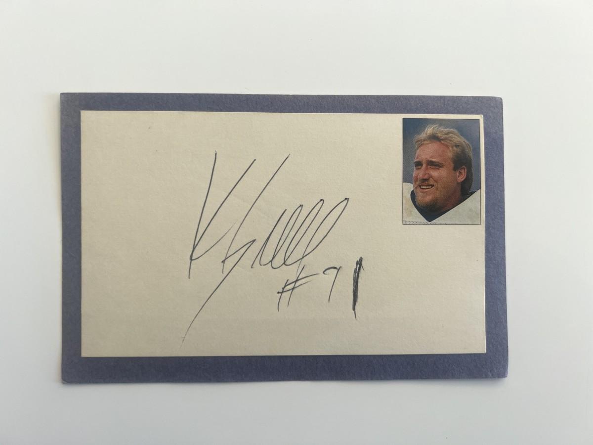 Kevin Greene original signature and photo | EstateSales.org