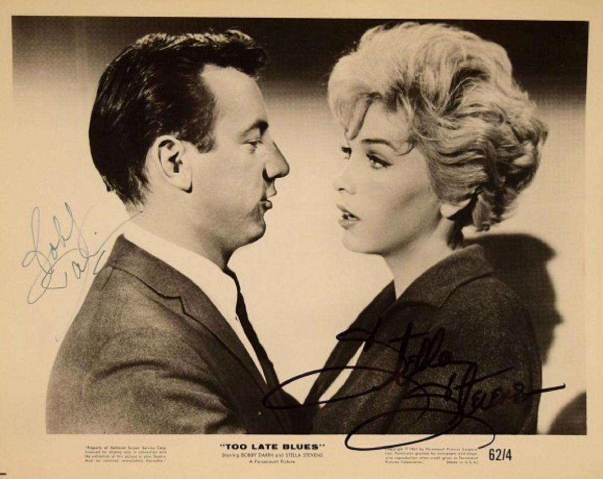 Bobby Darin & Stella Stevens signed movie still photo | EstateSales.org