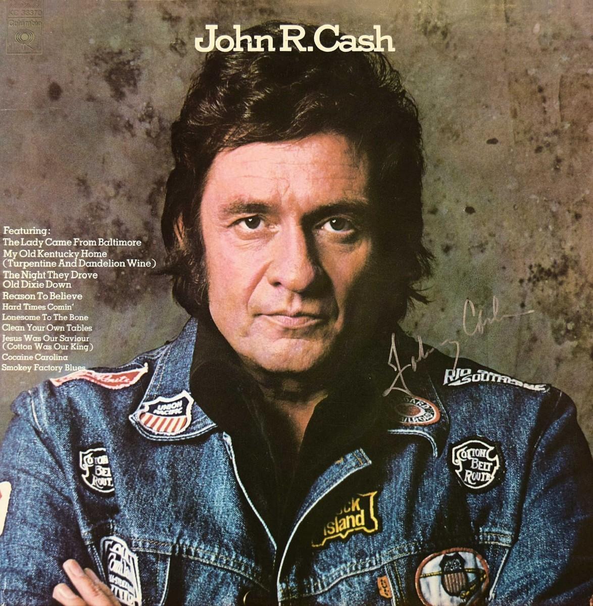 Johnny Cash John R. Cash signed album | EstateSales.org
