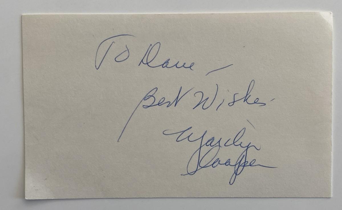 Marvin Cooper original signature | EstateSales.org