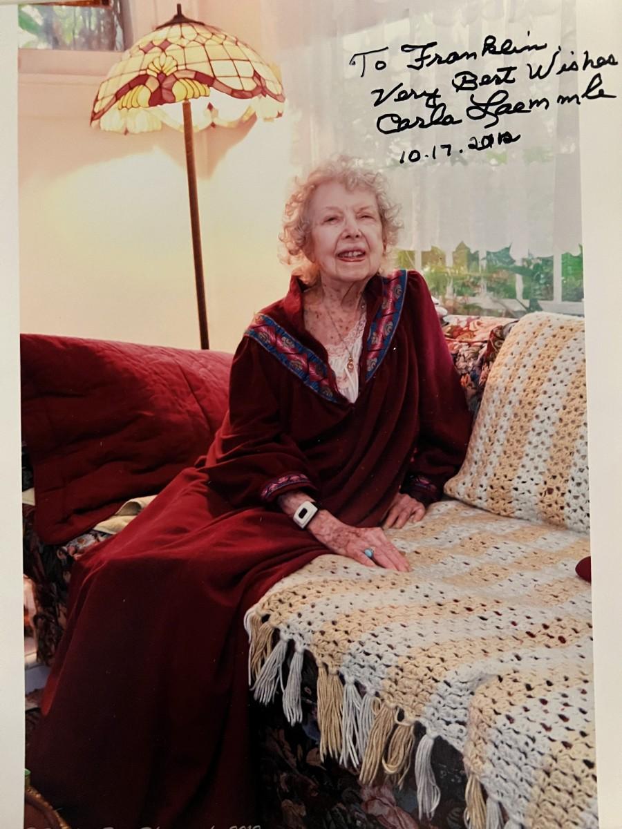 Carla Laemmle signed photo | EstateSales.org