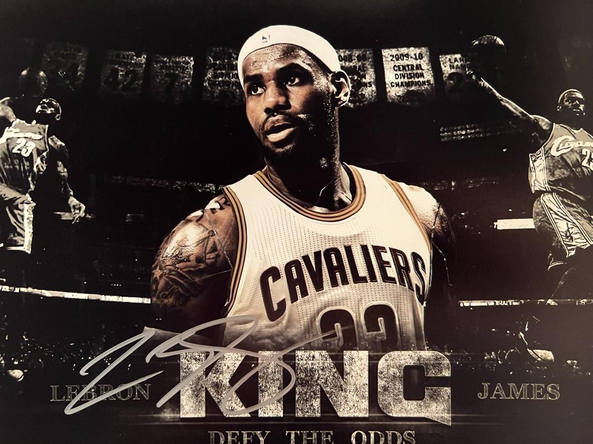 LeBron James signed photo | EstateSales.org