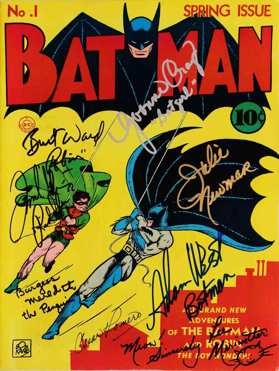 Batman signed Comic Book Spring Issue No.1 | EstateSales.org