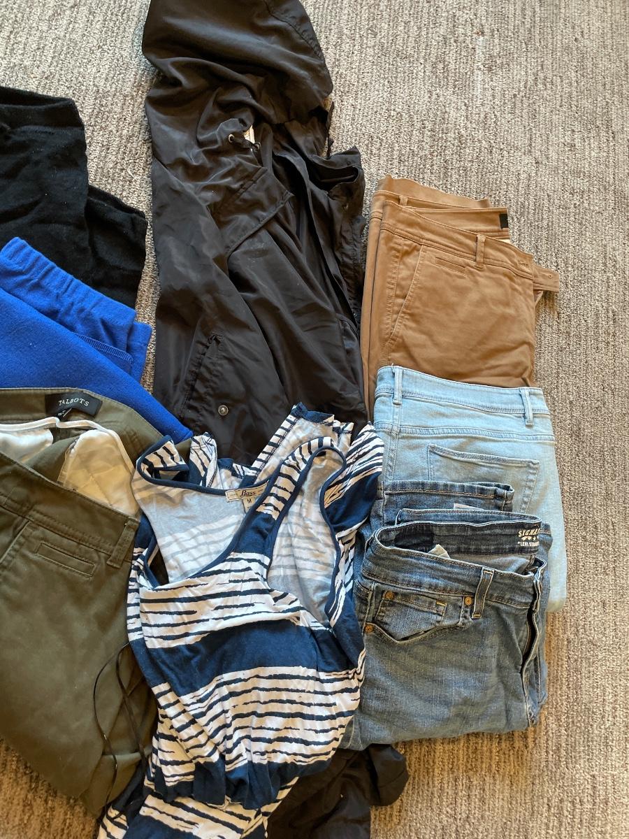 Levi’s, Talbots, j Jill pants, jacket & dress | EstateSales.org