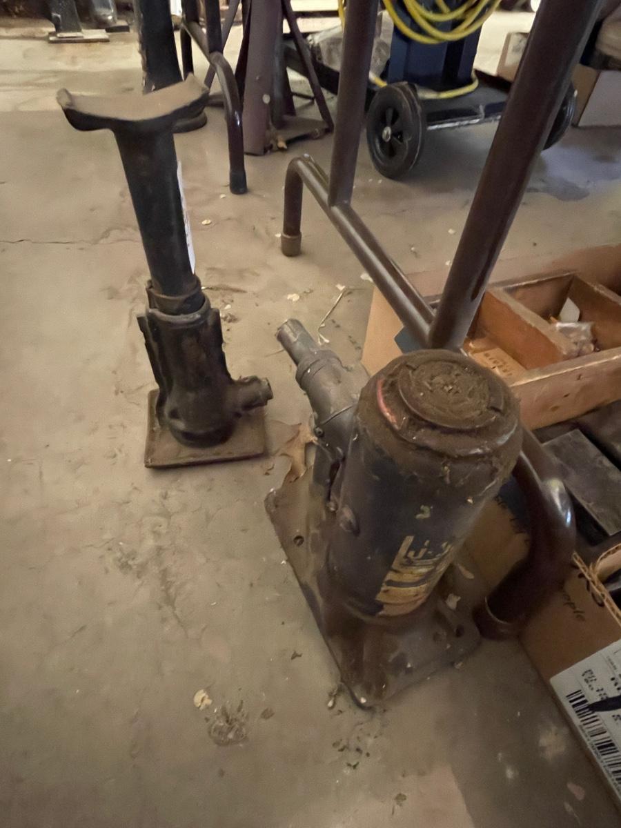 2 Vintage Metal Car Jacks | EstateSales.org