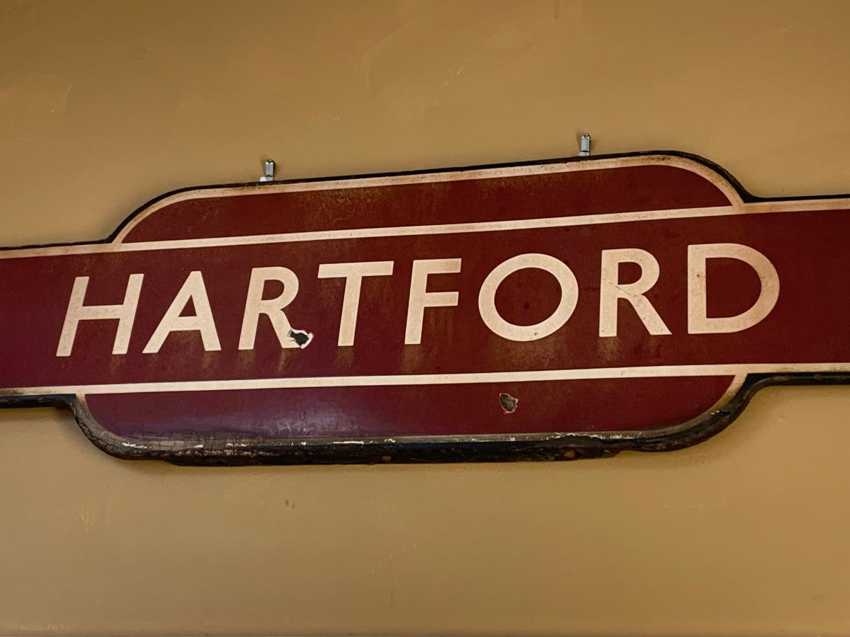 Train Station Sign | EstateSales.org