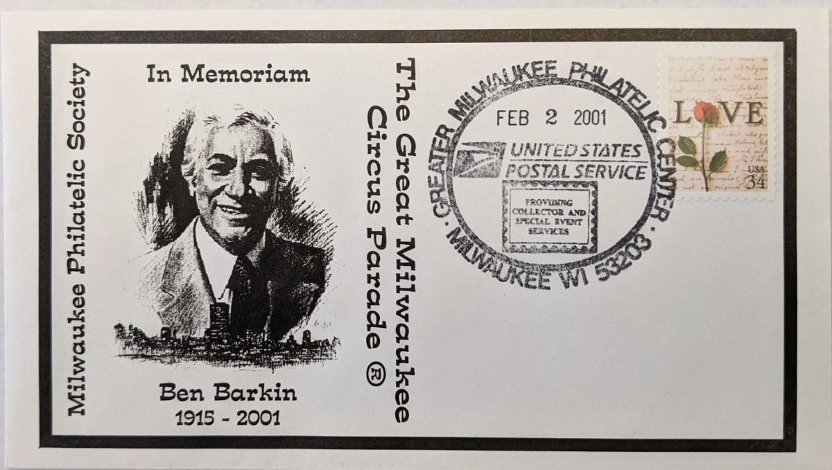 In Memoriam of Ben Barkin First Day Cover | EstateSales.org