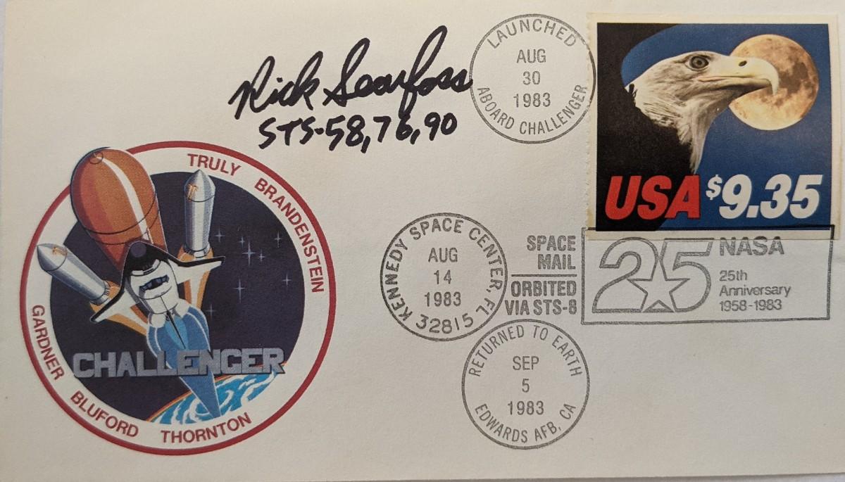 Richard A. Searfoss Signed NASA 25th Anniversary Challenger First Day ...