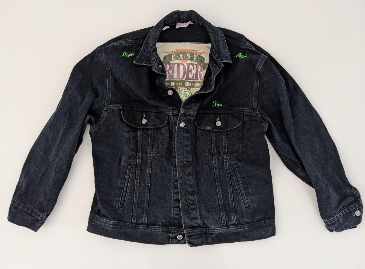 Poison Long Live Rock Crew Jean Jacket | EstateSales.org