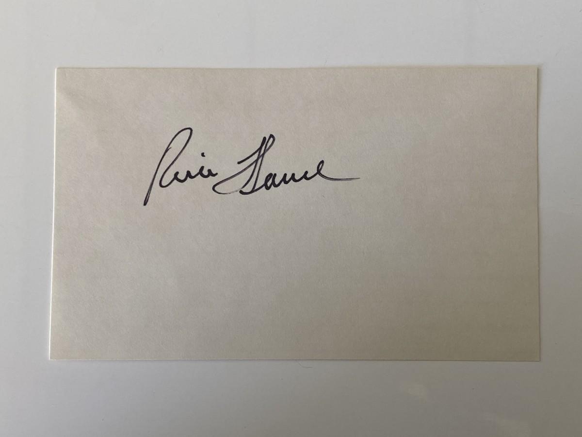 Frederick Hamilton "Rick" Hauck original signature | EstateSales.org