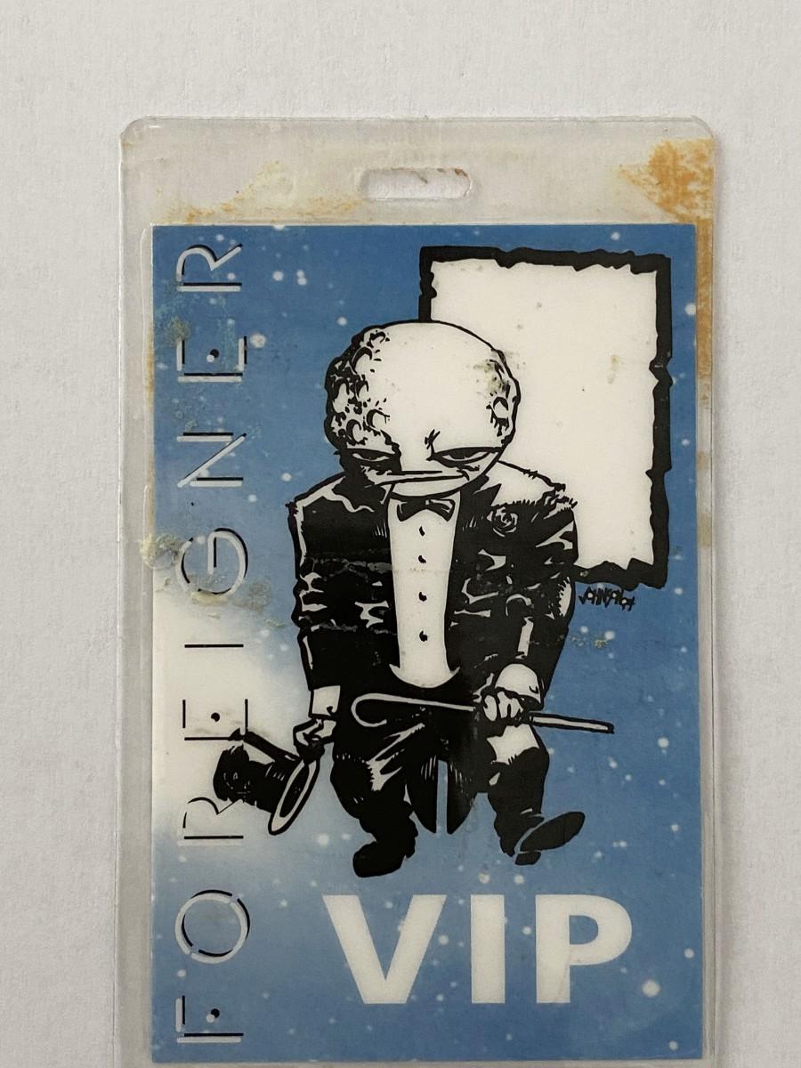 Foreigner VIP Backstage Pass | EstateSales.org