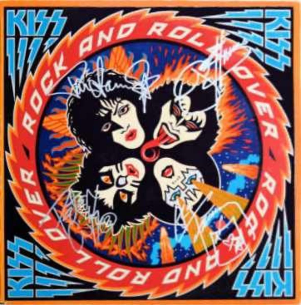 Kiss signed Rock N’ Roll Over album | EstateSales.org