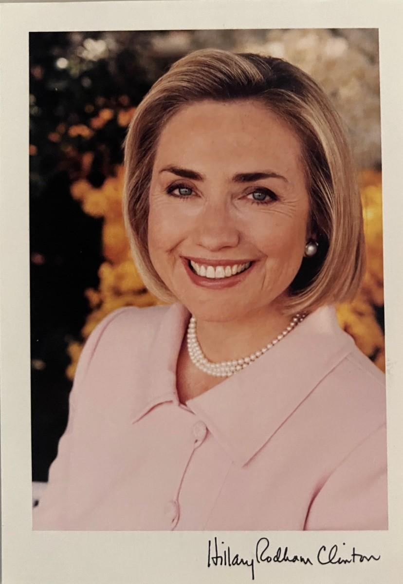 Hillary Clinton facsimile signed photo | EstateSales.org