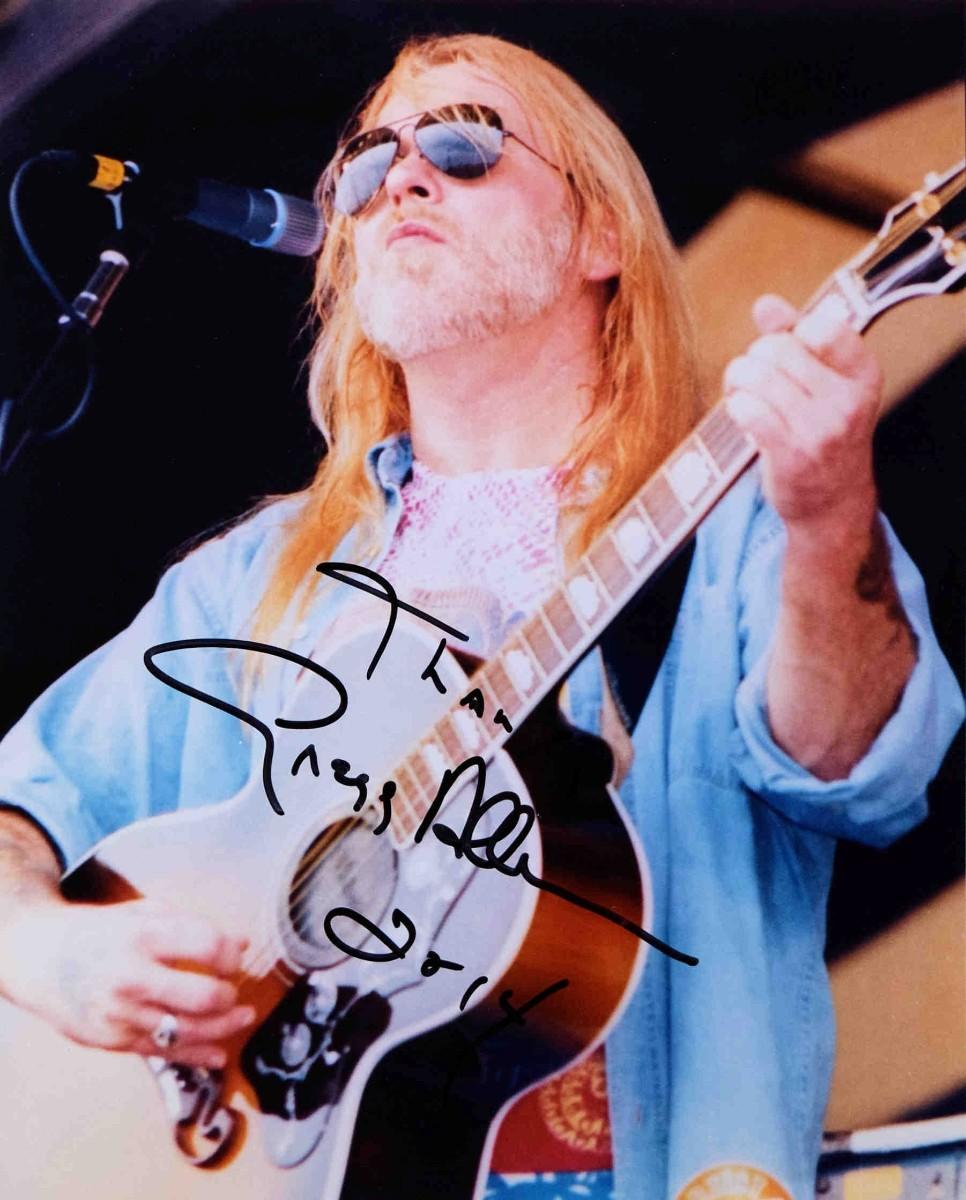 Gregg Allman signed photo | EstateSales.org