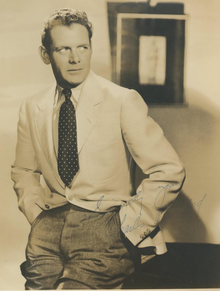 Charles Bickford signed photo. | EstateSales.org