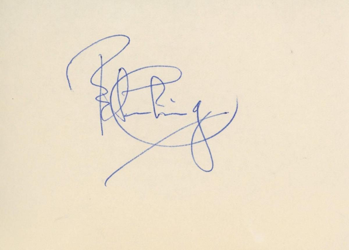 Peter Cushing signature cut. GFA Authenticated | EstateSales.org