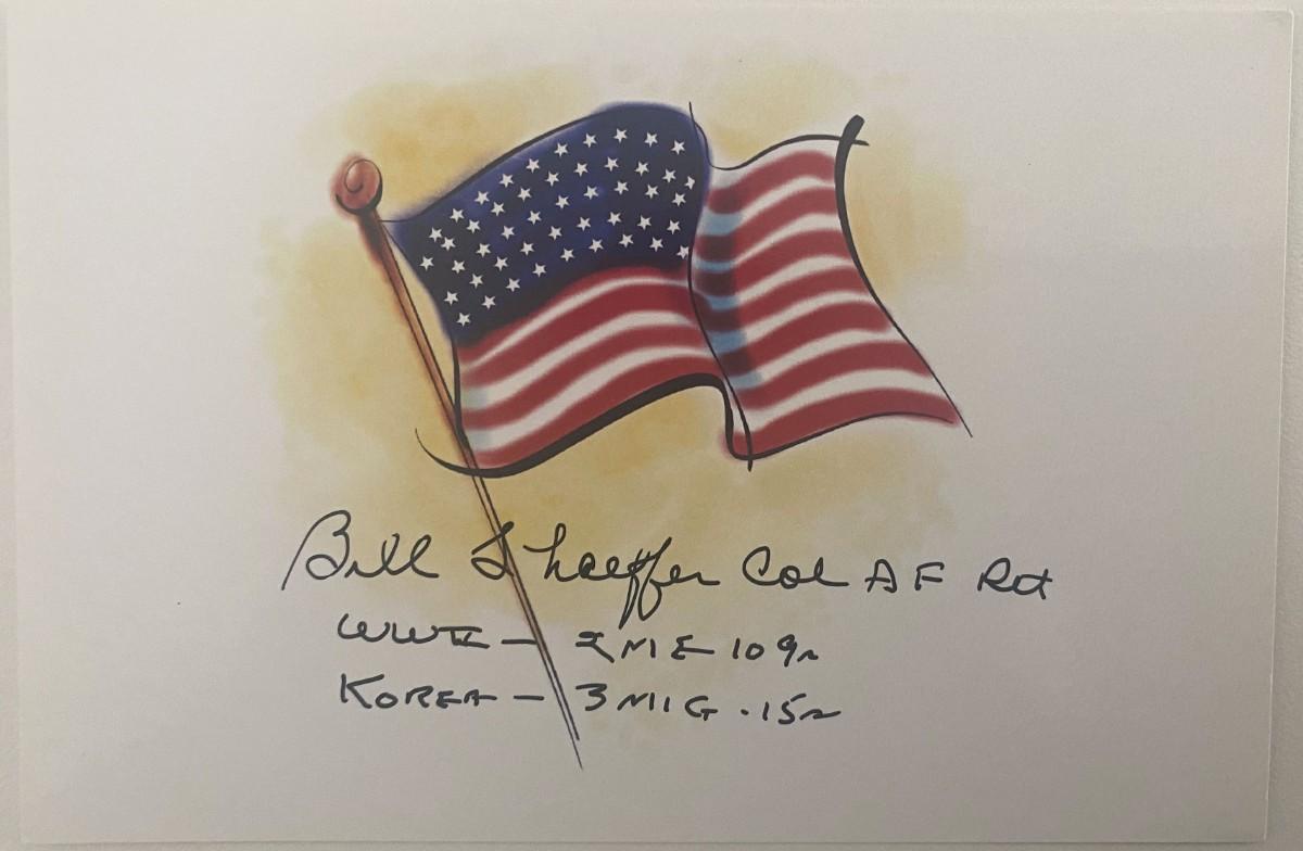 Bill Shaeffer signed card | EstateSales.org