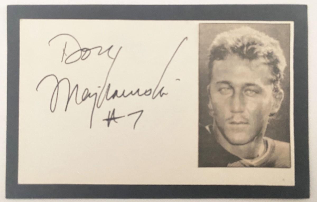 Football player Don Majkowski autograph | EstateSales.org