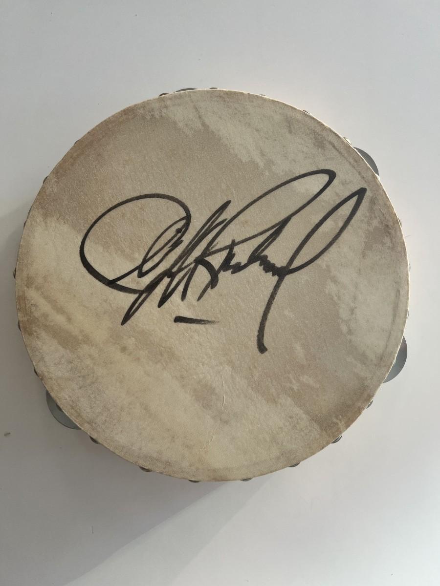 Cliff Richard signed Tambourine | EstateSales.org
