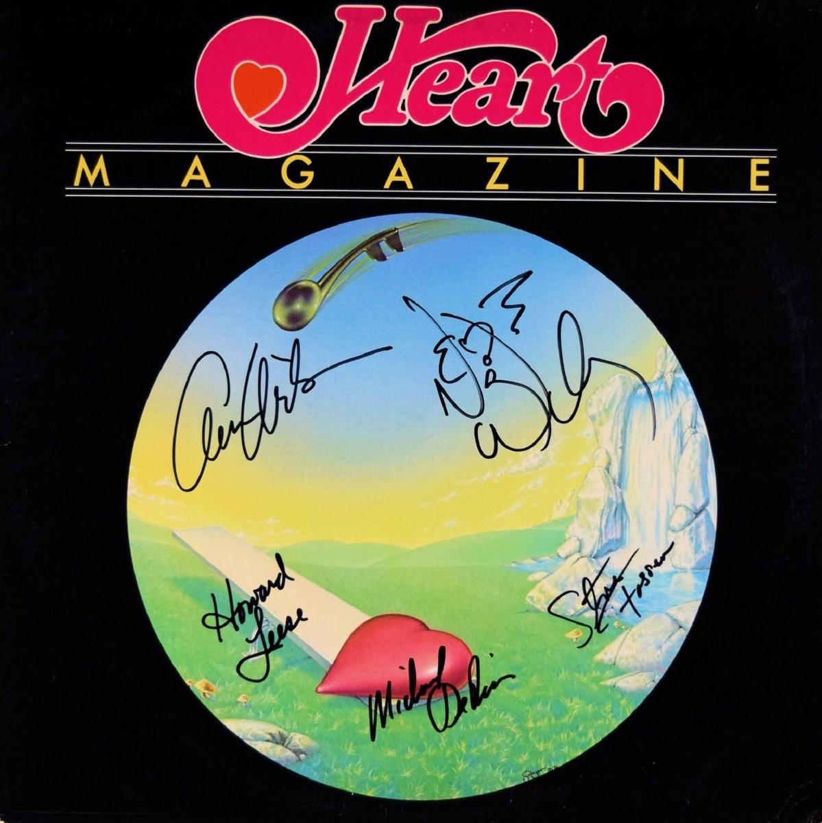 Heart signed Magazine album | EstateSales.org