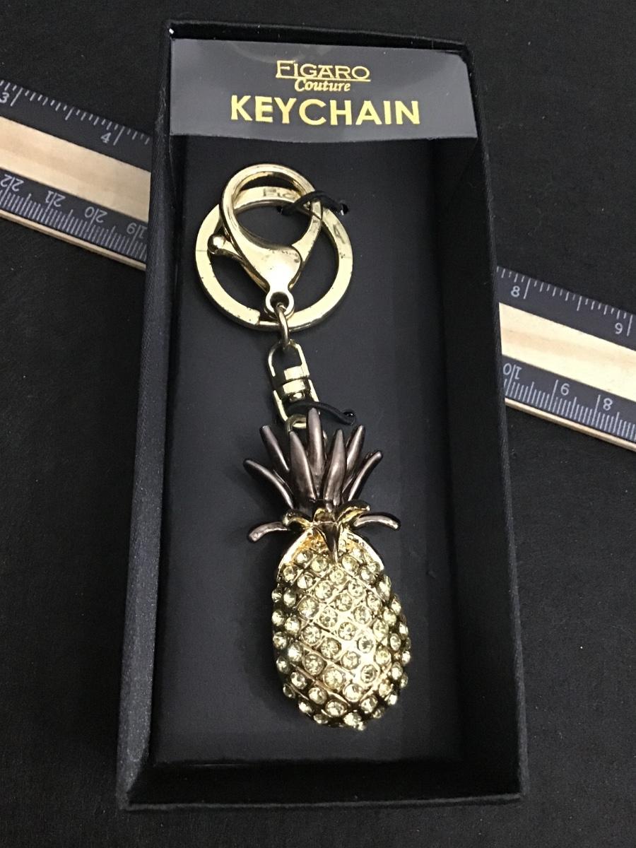 Couture Pineapple Keychain | EstateSales.org